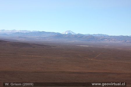 Aussicht Pampa Austral in der Atacama Wüste, Chile