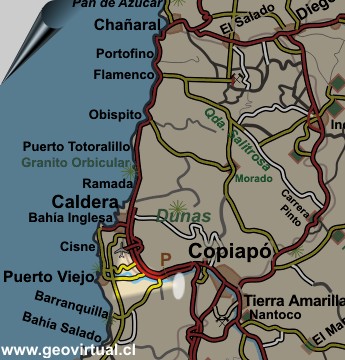 El Valle de río Copiapó - cerca de Piedra Colgada - Mirador virtual de ...